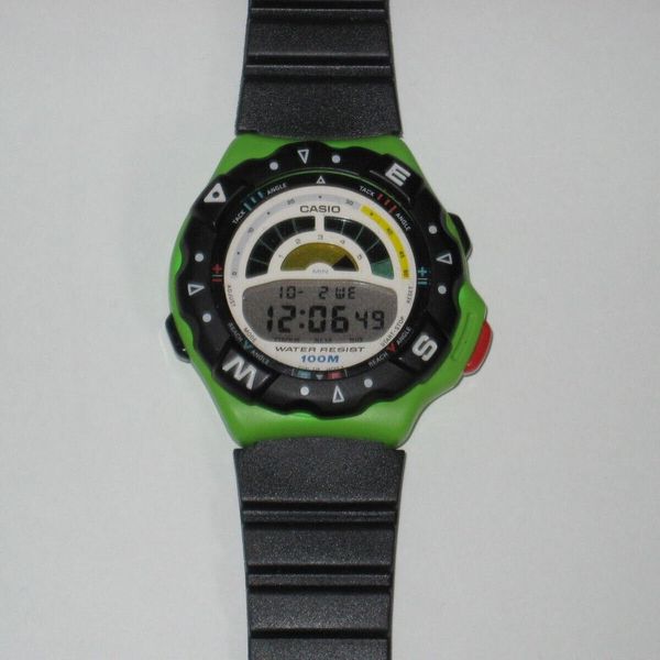 casio quartz Yacht Timer watch vintage, complete in original box .Made ...