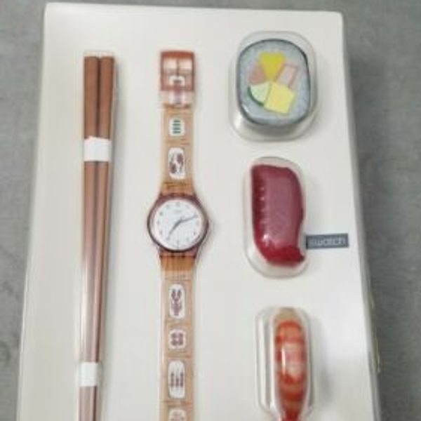 Vintage Swatch- Hors d' Oeuvre - Sushi Swatch Watch Box Set Includes ...