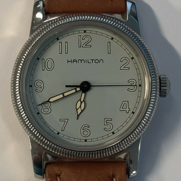 1980's Hamilton WWII Military Style Quartz Model 9715 Wristwatch ...