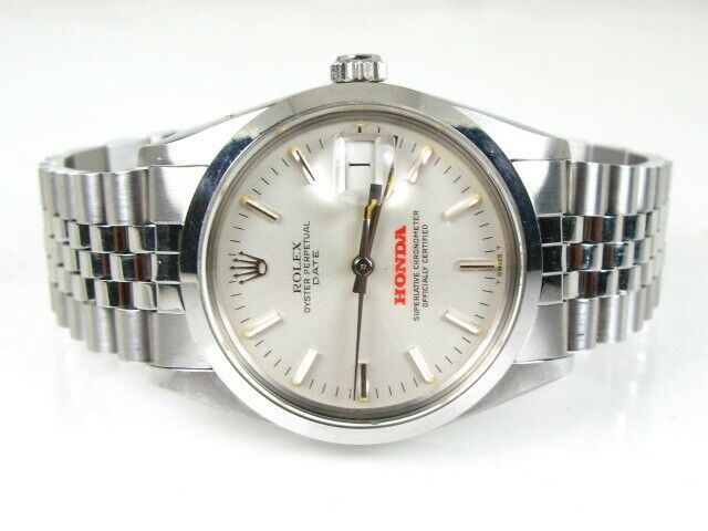 Vintage Pristine 1984 Rolex Oyster Perpetual Date 15000 Honda Mens ...