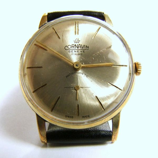 Gold Plated CORNAVIN-GENEVE SWISS watch from the 1960s | The Swiss ...
