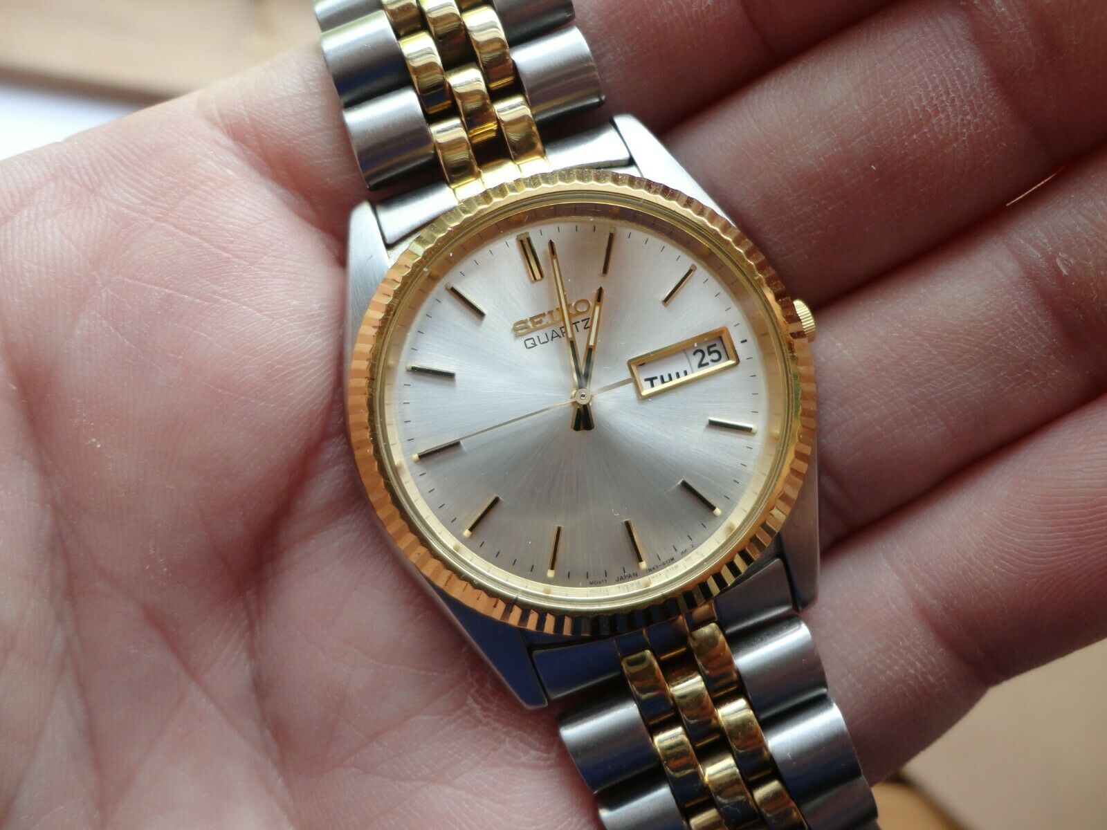 Seiko SGF204 Watch Two tone Gold Watch Seiko men's Watch | WatchCharts ...