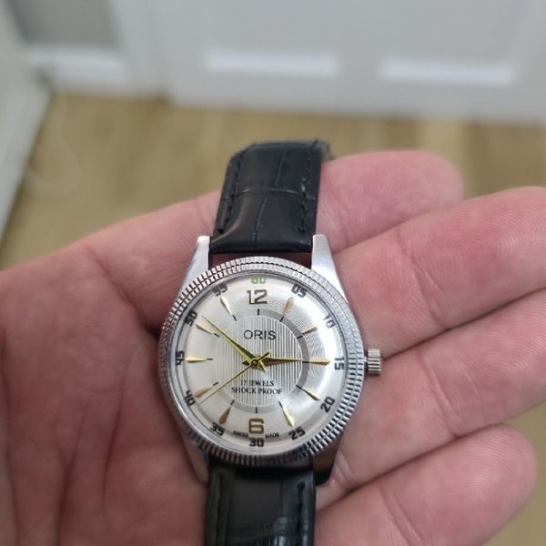 Original Refurbished Vintage Oris White Dial Swiss-Automatic Watch ...