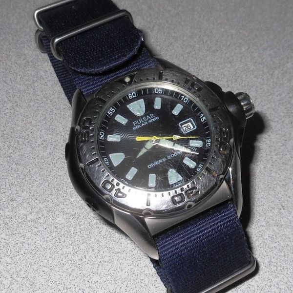 TRADED: Pulsar Solar 4000 Diver - $25 | WatchCharts Marketplace