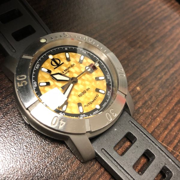 FS: Baume & Mercier Capeland XXL Titanium Diver | WatchCharts Marketplace