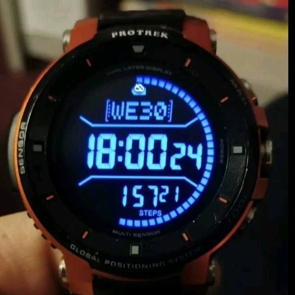 CASIO PROTREK WSD-F30 Orange Smart Outdoor Watch Pro Trek Men's GPS ...