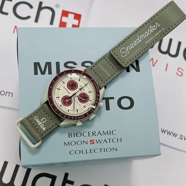 NEW Swatch x Omega Moonswatch Mission To PLUTO Watch With Box 072 ...