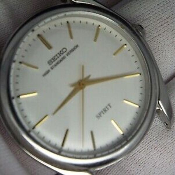 SEIKO VINTAGE NON DIGITAL WATCH 8N41 SPIRIT QUARTZ ANTIMAG 60G HIGH ...
