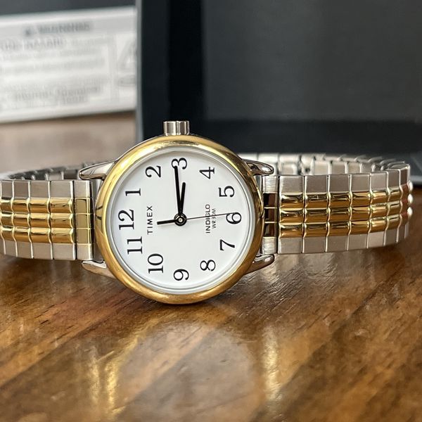 TIMEX Two-Tone Stainless Steel Expansion Women's Watch - TW2V05900 MSRP ...