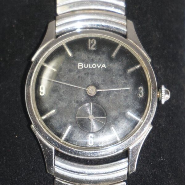 VTG Bulova 1956 President Mens Mechanical Watch 17 Jewels Working 10K ...
