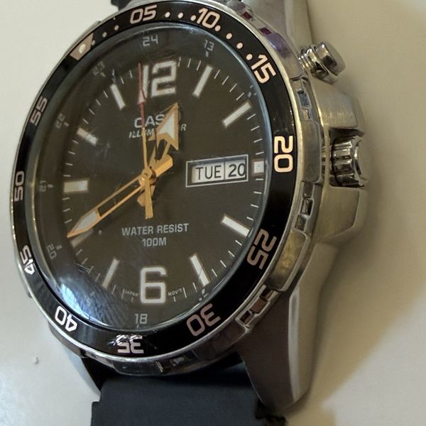 Casio MTD1079 5373 Illuminator Watch NEW BAND & BATTERY | WatchCharts ...