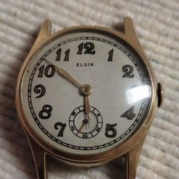 Vintage Elgin 554, 30mm, USA Mens Watch, WWII Era, Running & Beautiful ...