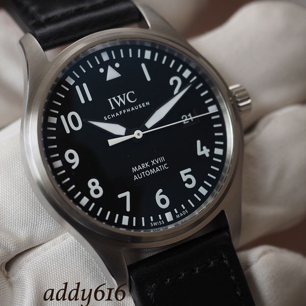FSOT BNIB IWC IW327009 Mark 18 XVIII Black Dial | WatchCharts Marketplace