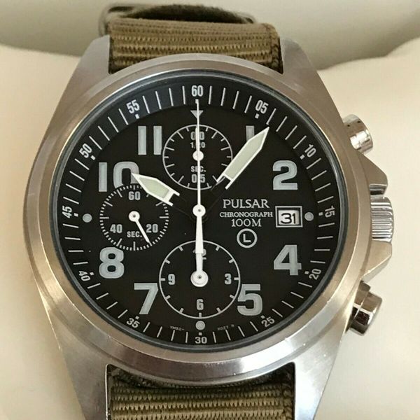 BOXED SEIKO PULSAR GEN 2 RAF NAVY MILITARY ISSUED 2014 PILOTS ...
