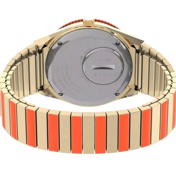 Timex Q Malibu Women's 36mm Watch â Gold-Tone Case Black Dial with ...