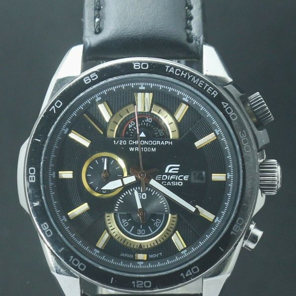 Casio Edifice EF-520 Diver's Men's Tachymeter Chronograph Great ...