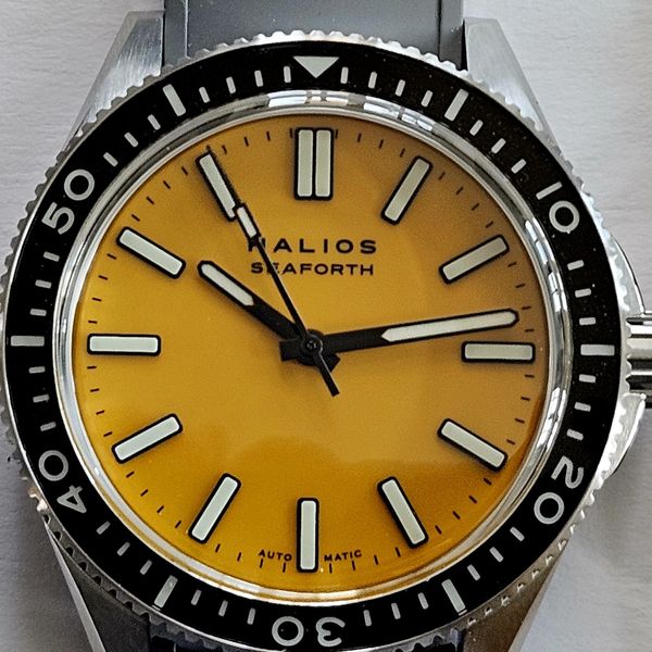 Halios Seaforth IV Bahama Yellow BNIB | WatchCharts Marketplace