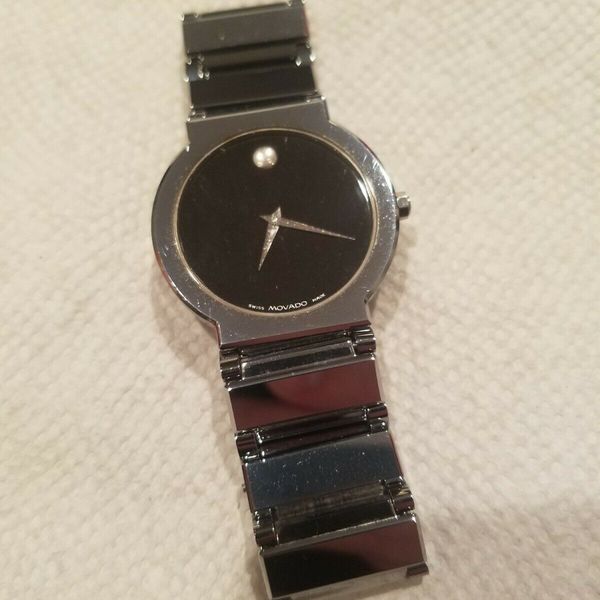 Movado Valor Men's Tungsten Carbide watch Model 89.C6.1871, Needs ...
