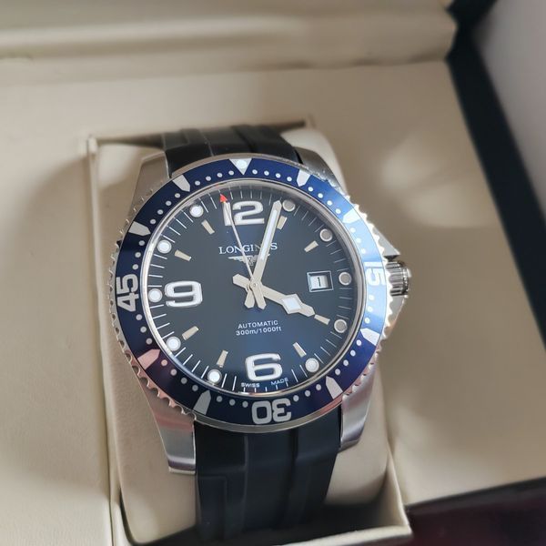 Longines HydroConquest 41mm Blue Dial Automatic Divers Watch 300m Hydro ...