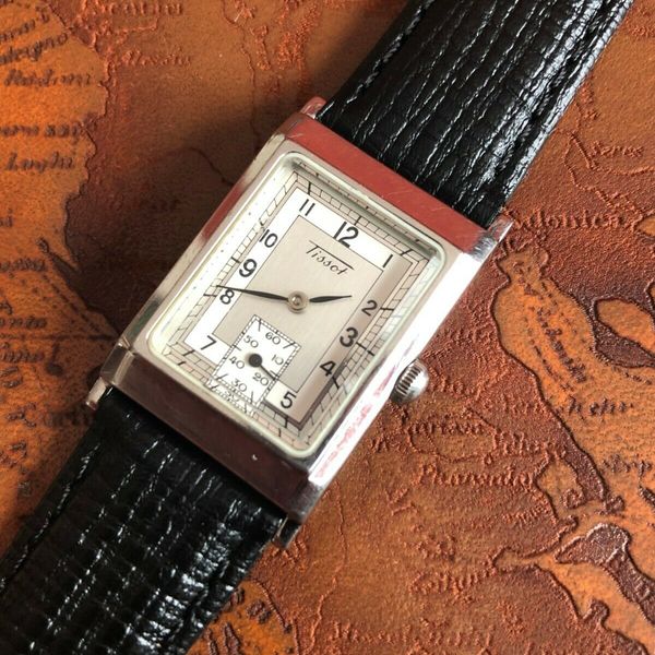 Tissot Tank Watch Heritage 1930s Style Model Z173K New Leather Strap ...