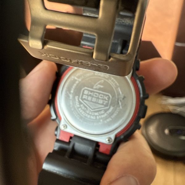 Casio G Shock GA 100 Black/Red In Good Condition | WatchCharts Marketplace