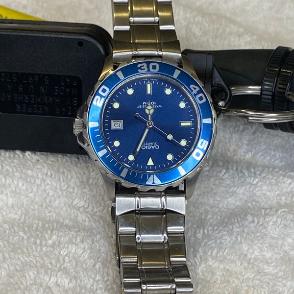 Casio Vintage Divers Watch Mtd-1037. Authentic 100% casio | WatchCharts ...