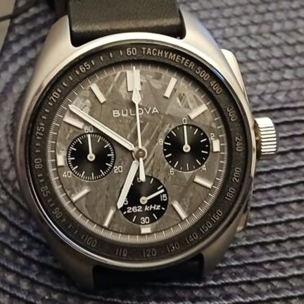 Bulova Lunar Pilot Meteorite NEW Original Packaging Men's Watch Ref ...