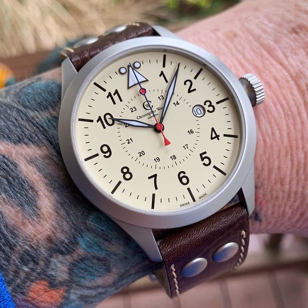 FS: Christopher Ward C8 Pilot . Original version $450 | WatchCharts