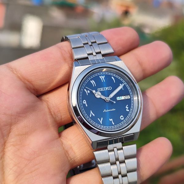 Seiko Automatic 7S26-3160 Blue Arabic Dial Vintage Men's Watch ...