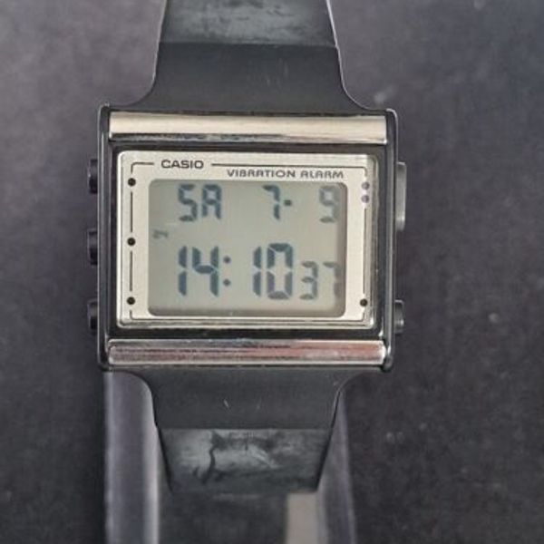 RETRO CASIO MENS VIBRATION ALARM DIGITAL WATCH W-110 3074 | WatchCharts ...