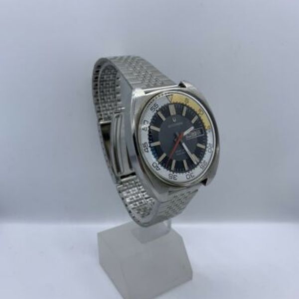Bulova Accutron Deep Sea 218 666 Devil Diver Inner Rotating Bezel ...