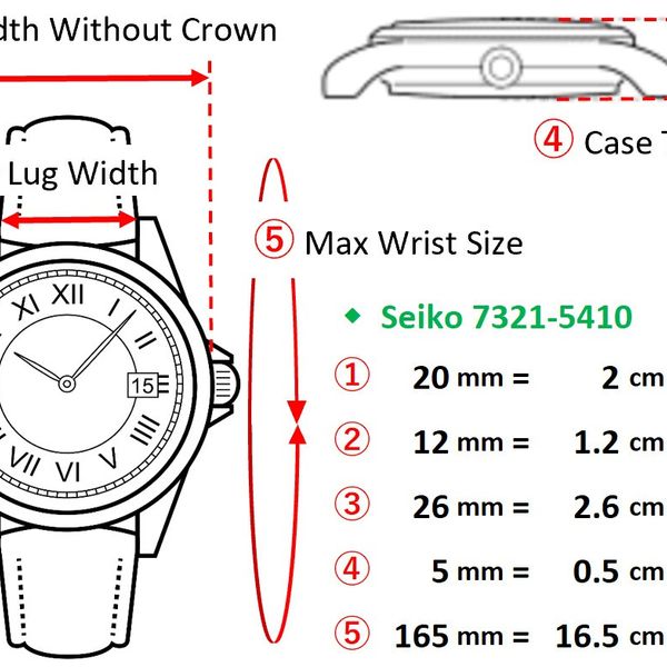 "25 Batt." [MINT] Seiko Quartz 7321-5410 Gold Dress Watch Vintage From ...