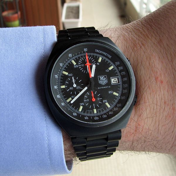 SOLD: TAG HEUER 510.501/12 PVD chronograph - Lemania 5012 | WatchCharts