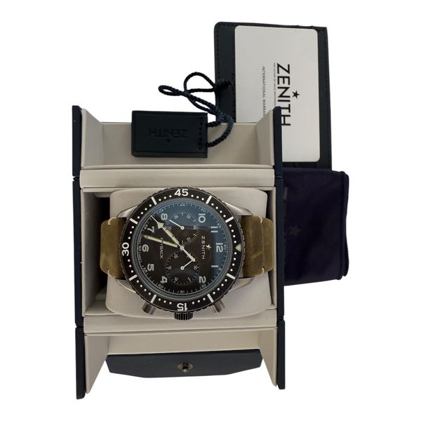 ZENITH Pilot Chronometro TIPO-CP2 Flyback 43mm Stainless Steel/Green ...