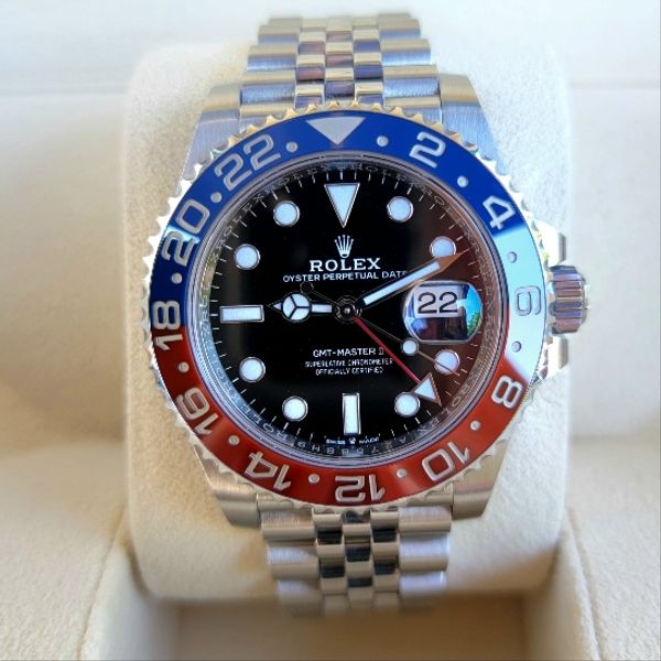 2019 Rolex GMT Master II Pepsi on Jubilee, 126710blro | WatchCharts ...