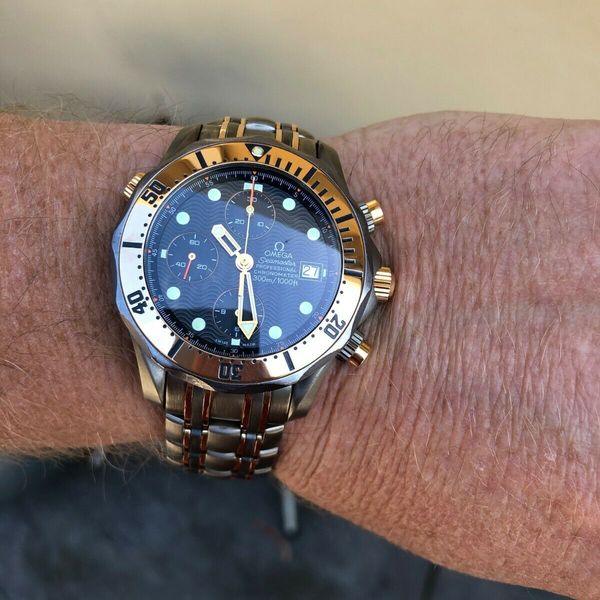 Omega Seamaster Tri-metal, Titanium, Tantalum, Rose Gold 2296.80, Box ...