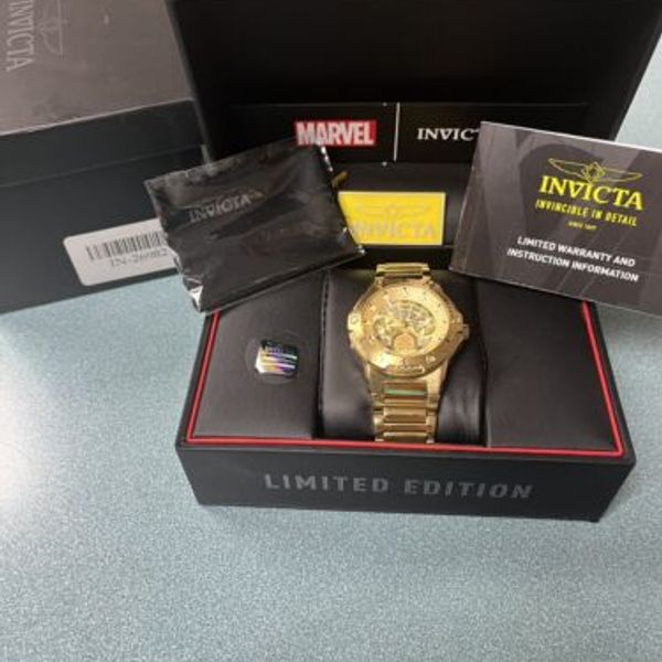 MARVEL -INVICTA Ladies Watch. LIMITED EDITION. VERY RARE. New Battery ...
