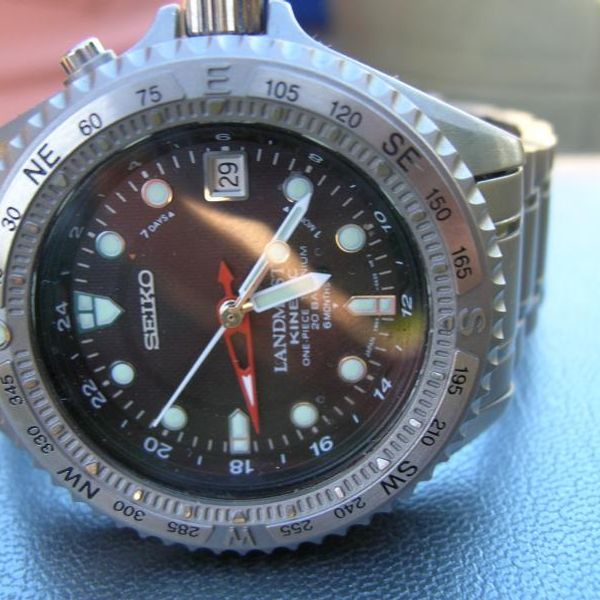 FS Seiko Landmaster kinetic SBDW005 $650 shipped | WatchCharts Marketplace