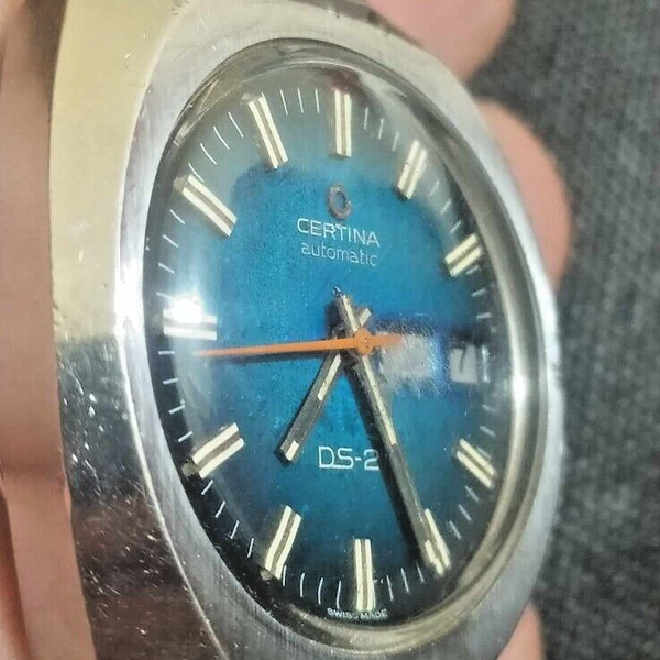 Rare Vintage Watch CERTINA DS-2 – AUTOMATIC blue Dial VINTAGE SWISS WATCH RARE | WatchCharts ...