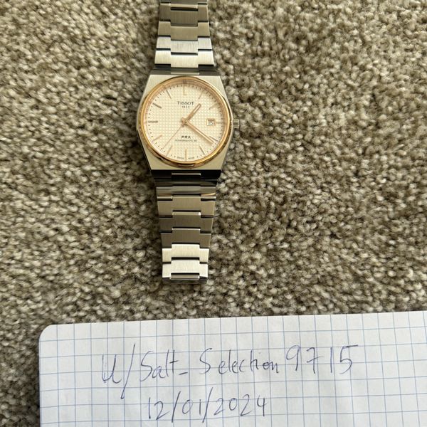 [WTS] Tissot PRX Powermatic 80 White 40mm | WatchCharts Marketplace