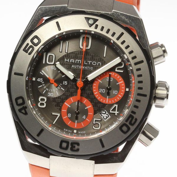 HAMILTON Khaki Navy Sub Chrono H787160 Automatic Men's Watch_422646 ...