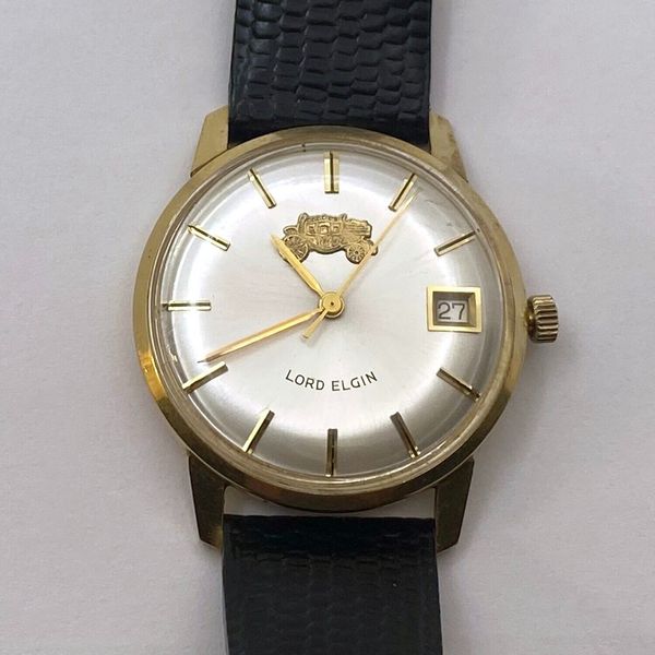 VINTAGE ANTIQUE 14K GOLD LORD ELGIN WRIST WATCH | WatchCharts Marketplace