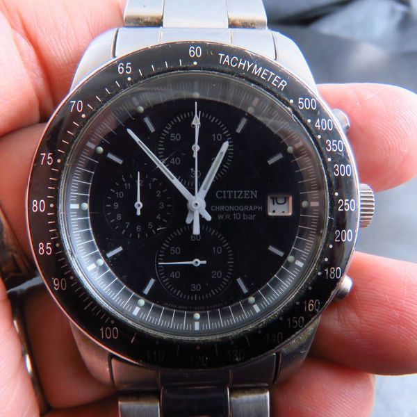 Japan Citizen Chronograph Quartz Men Watch For Part (Work ...