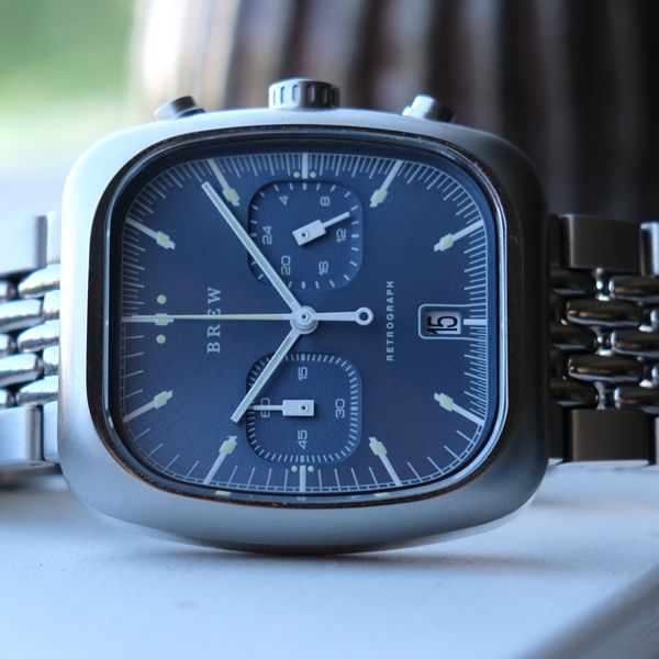 [WTS] Brew Retrograph Cobalt + Beads of Rice Bracelet | WatchCharts ...