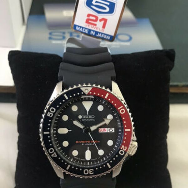 Seiko SKX009J1 Automatic Divers Watch. Pepsi Dial. JDM- Japanese ...