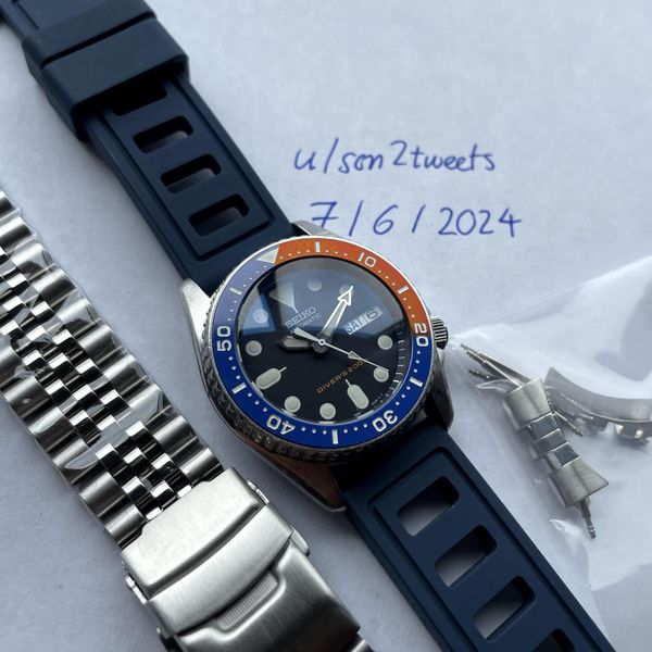 [WTS] Seiko SKX015 midsize diver, sapphire crystal, lumed ceramic bezel ...