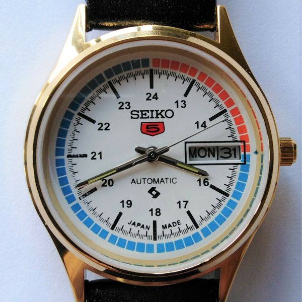 Attractive Sports Style SEIKO 5 6309 Men's Japan Automatic Wristwatch ...