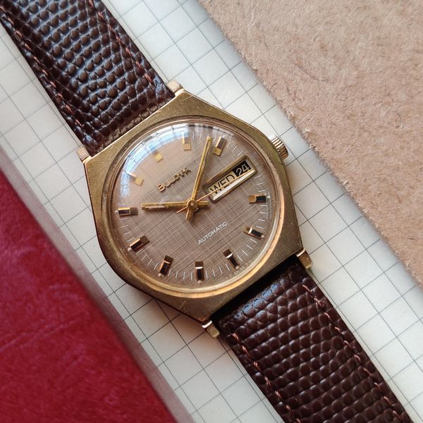 [WTS] Vintage Swiss "BULOVA" Automatic - 10kt Gold Plated Case Back ...