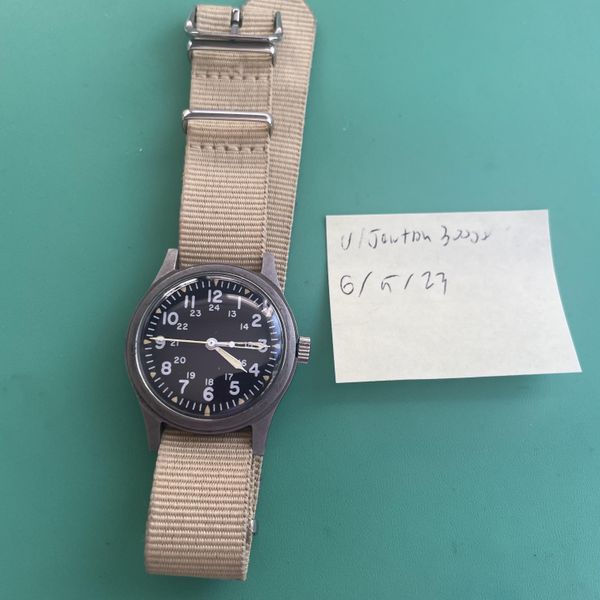 [WTS] [SERVICED] 1980 Hamilton GG-W-113 Mil. Spec Field Watch | WatchCharts