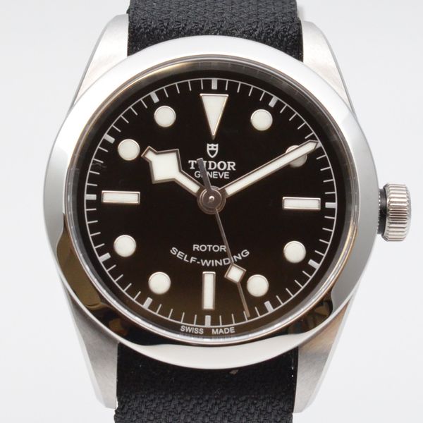 TUDOR Tudor 79500 BLACK BAY 36 Black Bay Black Dial Fabric Belt Case ...